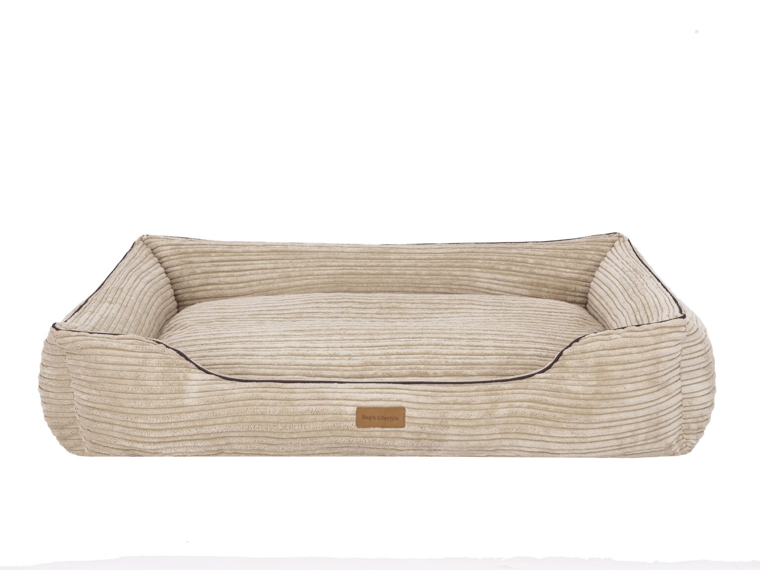 Hondenmand Rib Beige 110cm - 123Hondenmand.nl